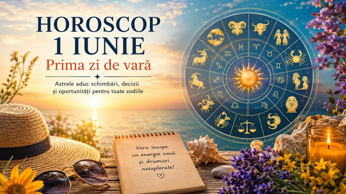 Horoscop luni, 1 iunie. Începutul verii vine cu surprize, decizii și ...